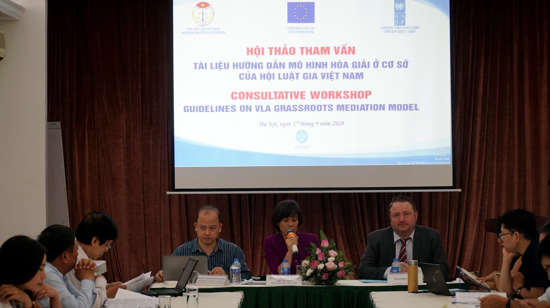 Chairman of VICMC presented at the Consultative Workshop Guidelines on ...